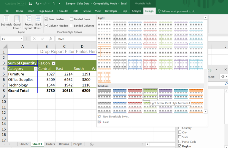 Create Your 1st Pivot Table in 5 Minutes | My Spreadsheet Lab