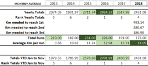 Excel Running Template | My Spreadsheet Lab
