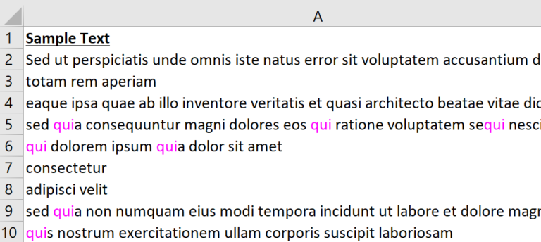 color letters | My Spreadsheet Lab